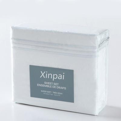 Cina La biancheria da letto più economica 200TC 100% poliestere microfibra tre linee ricamo set da Xinpai in vendita