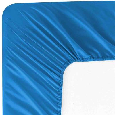Cina 100% di poliestere solido in tessuto di microfibra Set di lenzuola da letto piatta 4 o 6pcs lavabile in vendita