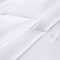 China Quilted Comforter with Corner Tabs Hotel Box Stitched Down Alternative Comforter for sale