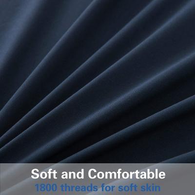 Cina 200TC Tre righe ricamo L' albergo di lusso lenzuola Set con 100% poliestere microfibra in vendita