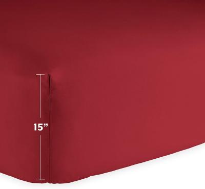 Cina 100% poliestere in microfibra semplice 5mm trim set di lenzuola da letto di lusso per 6pcs a Xinpai in vendita