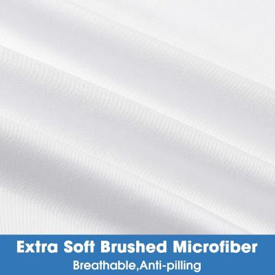 Cina Lenzuola da letto ricamata in microfibra super morbida, set full size 4pcs, fresca e traspirante. in vendita