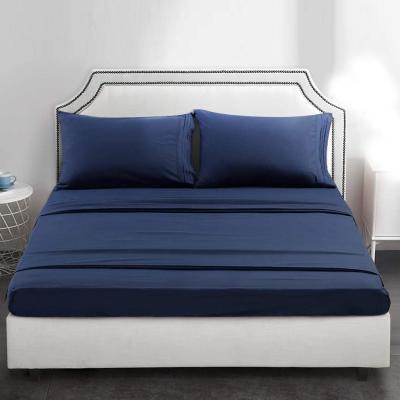 中国 4PCS ブラッシュされたマイクロファイバーシートセットで 3 行の刺身で 落ち着いた睡眠を 販売のため