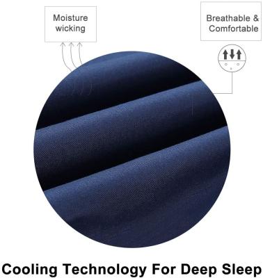 中国 4PCS ブラッシュされたマイクロファイバーシートセットで 3 行の刺身で 落ち着いた睡眠を 販売のため