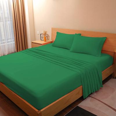 Cina Ricamo 2 linee lenzuola da letto set 4pcs per USA 100% poliestere microfibra materiale in vendita