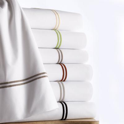 Cina Set di biancheria da letto per bambini 100% poliestere ricamo a corda a strisce lenzuola da letto 3pcs e 4pcs in vendita