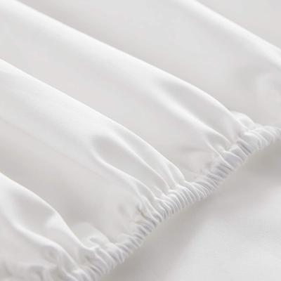 Cina 4 pezzi di cotone 100% di lusso morbido traspirante di tasca profonda lenzuola da letto set con portatile in vendita