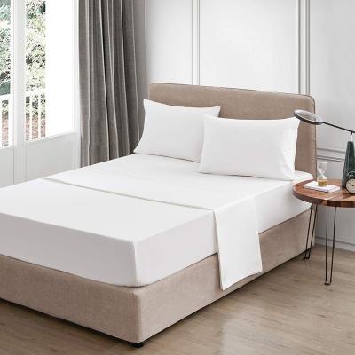 Cina 4 pezzi di cotone 100% di lusso morbido traspirante di tasca profonda lenzuola da letto set con portatile in vendita