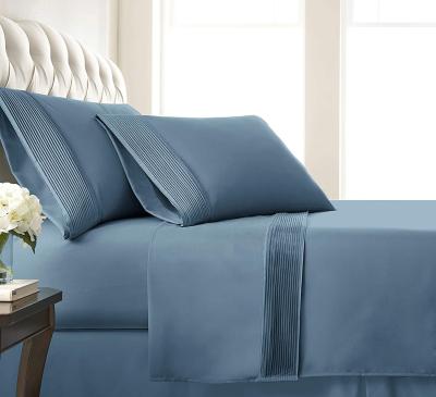 Cina Trasforma la tua camera da letto con il set di lenzuola in microfibra piatta 133 * 60 densità di tessuto in vendita