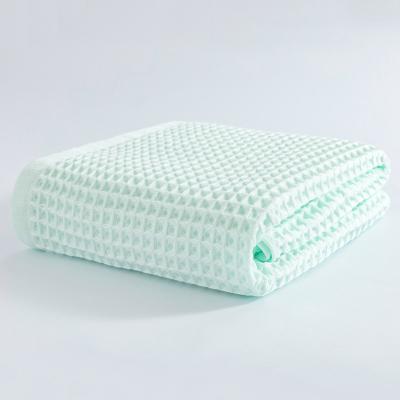 中国 柔らかい綿 ワッフル 織布毛布 1pc 量 洗って染めた 赤ちゃんにぴったり 販売のため
