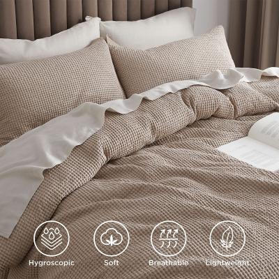 Cina Aggiungi un tocco di lusso alla tua camera da letto con il set di copertura per coperte in cotone al 100% in vendita