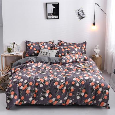 China Set de roupa de cama africana de quarto com 300tc de contagem de fios e impressão personalizada de padrões de folhas à venda