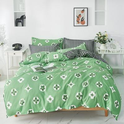 China Set de roupa de cama africana de quarto com 300tc de contagem de fios e impressão personalizada de padrões de folhas à venda