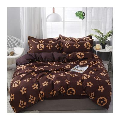 China Set de roupa de cama africana de quarto com 300tc de contagem de fios e impressão personalizada de padrões de folhas à venda