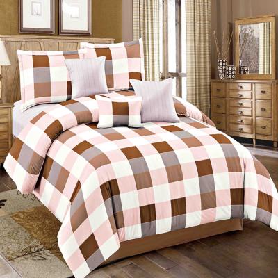 China Customized Yarn Dyed Plaid Stripe Bedding Set Sheet Pillowcase Sets is customized Yes for sale