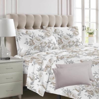Cina 100% di poliestere stampato di tessuto di microfibra set di lenzuola da letto 6pcs Lavabile in macchina e buono in vendita