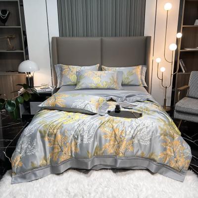Cina Set di lenzuola per camera da letto Set di cuscino 100% Lyocell Set di lenzuola stampata digitalmente 2022 in vendita