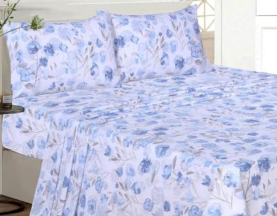 Cina 133x72 Lenzuola in cotone 100% tessuto 4 pcs Set letto Materiale di cotone biologico in vendita