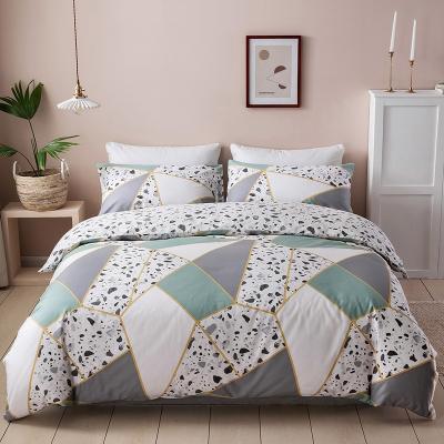 Cina Copertina di copertina stampata in poliestere Set a quattro pezzi personalizzato per la vostra soddisfazione e comfort in vendita