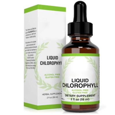 China Natural Mulberry Leaf Extract Chlorophyll Liquid Drops 59ml Concentrated Liquid For Internal Cleansing And Detox for sale