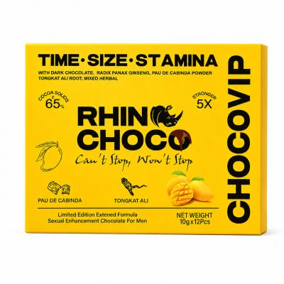 China Mango Flavor Organic Sugar Free Wellness Chocolate For Men With Botanical Extracts for sale