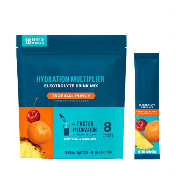 Quality Sugar Free Electrolyte Drink Powder Rapid Hydration Products Customizable Serving Size for Sports Energy for sale