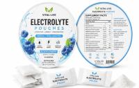 Quality Blueberry Flavor Electrolyte Pouches Magnesium Potassium B6 B12 C Vitamin Powder for sale