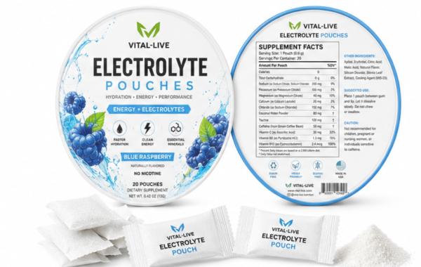 Quality Blueberry Flavor Electrolyte Pouches Magnesium Potassium B6 B12 C Vitamin Powder Sports Hydration Recovery Supplement for sale