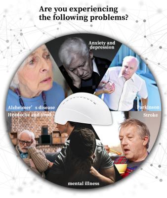 Cina Casco infrarosso 810nm di luce rossa di Neurofeedback Photobiomodulation per Parkinsons in vendita