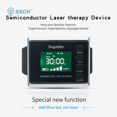 Cina Argento freddo & il nero dell'orologio di pressione sanguigna del laser del polso domestico del laser in vendita