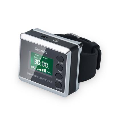 Cina Dispositivo di sollievo dal dolore del laser della cura del diabete, colore rosso e blu dell'orologio di terapia laser in vendita
