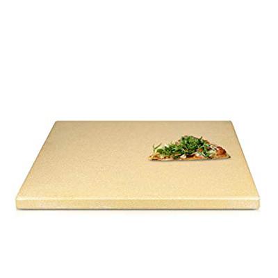 China Fácil Manutenção Pizza Refractária Pedra Em Amarelo Para Cozinhar 2,5kg à venda