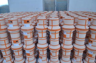 Cina Argilla stabilita Prnting su misura materiale del Bbq di colore rosso del barbecue ceramico della griglia in vendita