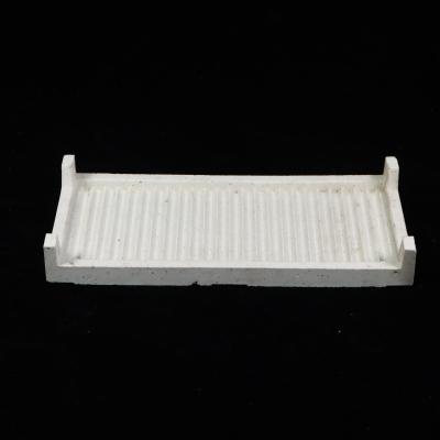 China Rectangular Refractory Saggar Customize White Or Yellow Models Engineered For Long Term In High Temperature Environments for sale