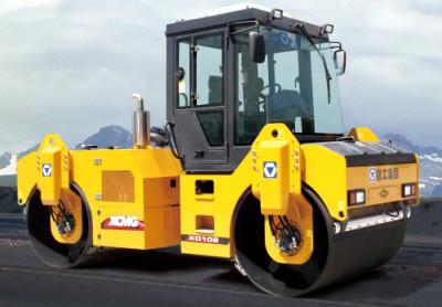 China XD102  XCMG 10 tons Double drum double hydraulic drive vibratory road rollers for sale