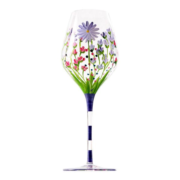 Quality Unique 400ml Crystal Clear  Burgundy Stemless Wine Glass  For Wedding Party Custom Logo for sale