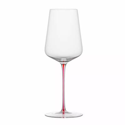 China Custom 400Ml Clear Red Wine Glass Cup for wedding Wine Glass Goblet Yeti Wine Glass for sale