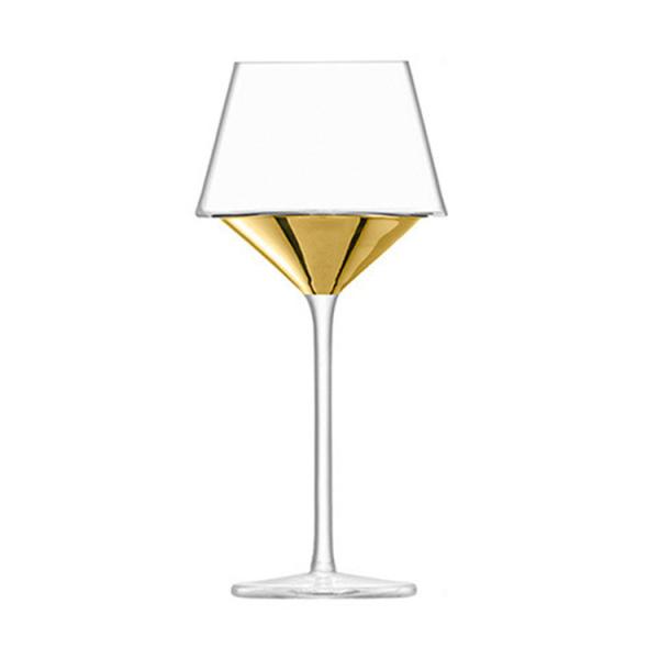Quality Custom 210ml Crystal Clear Trumpet Shaped Burgundy Wine Goblet for Weddings - Long Stem Design for sale