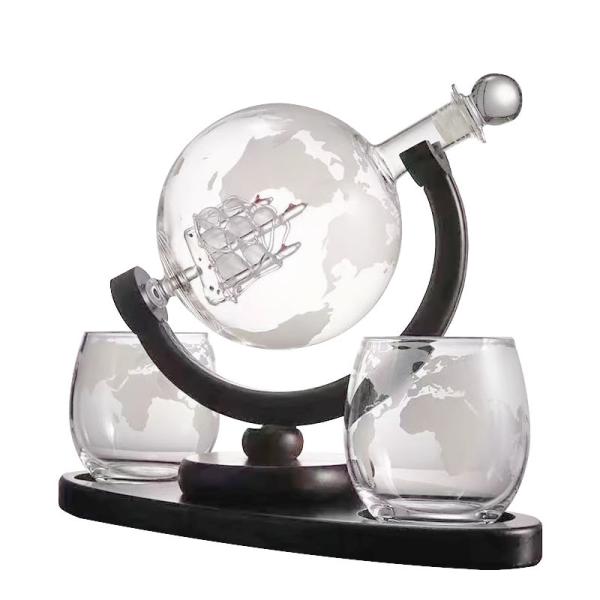 Quality Bulk Wholesale Handcrafted Crystal Whiskey Decanter Aerator – 800ml Premium Carafe for sale