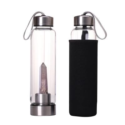 China B2B Bulk 18oz Borosilicate Glass Bottles | FDA/LFGB Certified | Bulk Discounts + Free Laser Engraving for sale