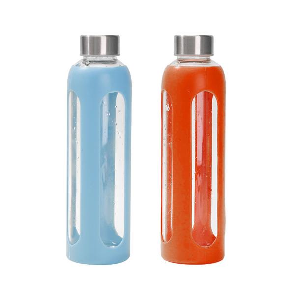 Quality Wholesale 18oz Borosilicate Water Bottles|FDA-LFGB Certified Bulk Discount + Free Logo Engraving for sale