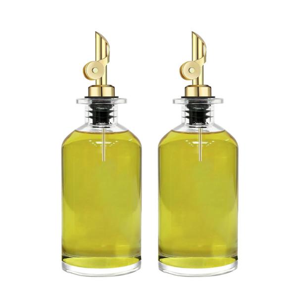 Quality B2B Premium 500ml Glass Oil & Vinegar Dispenser Set | Non-Drip Stainless Spouts for sale