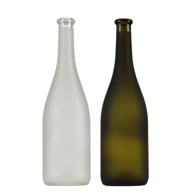 中国 500ml ブルゴーニュワインボトル - アンバーガラス UVカット、30mmネック、カスタムラベル対応 大量注文 販売のため
