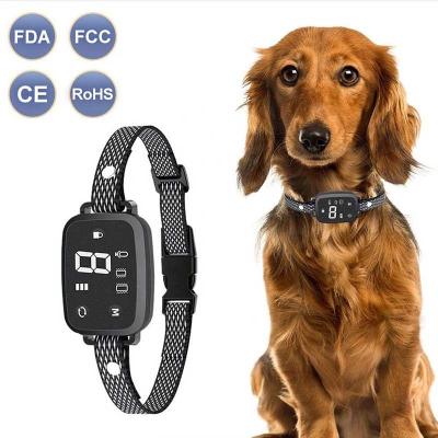 China Rechargeable Waterproof Smart Dog Bark Collar – Anti Barking Training Collar for All Dog Sizes for sale