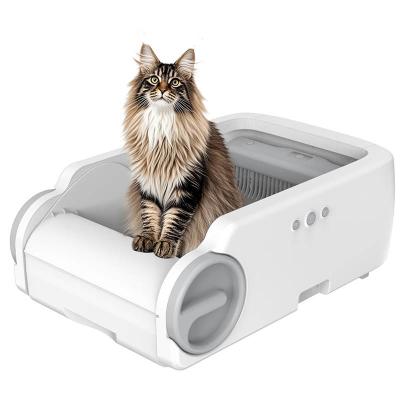 China Self-Cleaning Cat Litter Box | 6.5L Large Capacity, Odor Control, Semi-Automatic Pet Hygiene for B2B for sale