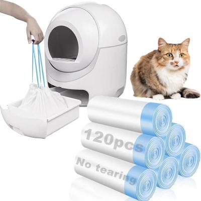 China Premium Drawstring Cat Litter Liners – Tear-Proof, Odor Control, Universal for Self-Cleaning Litter Boxes for sale