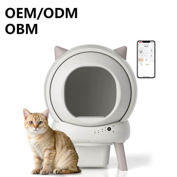 Quality Self-Cleaning Cat Litter Box, APP Control, Odor Lock, Pet Safe, Large Capacity, OEM for US/EU Market for sale