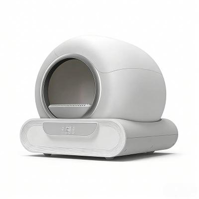 China Smart Automatic Cat Litter Box, Low Tracking, Quiet Motor, Multi-Cat Friendly, OEM ODM Available for sale