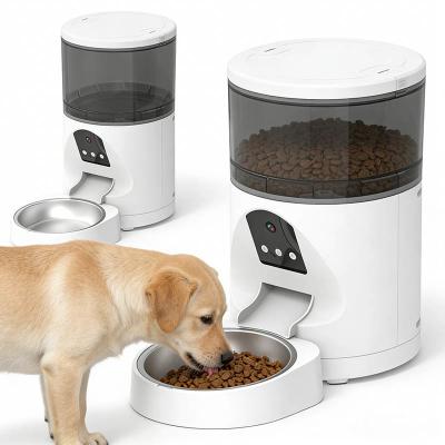 China Smart Automatic Pet Feeder App Control Timer Portion Control Voice Record Wholesale Bulk OEM Manufacturer for sale