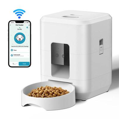 China Automatic Pet Feeder WiFi App Control Large Capacity Timer Dual Power BPA Free Bulk Wholesale for sale